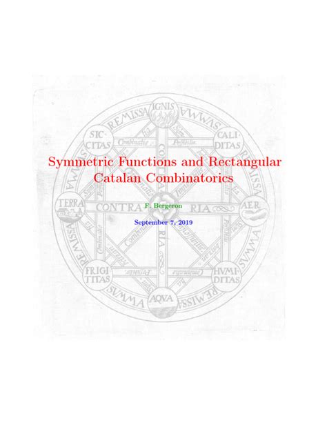 Symmetric Functions Download Free Pdf Mathematical Analysis