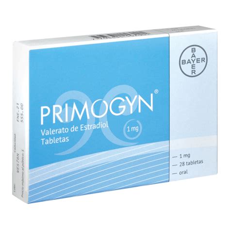 Bayer Rx Primogyn 1 Mg 28 Tab Valerato De Estrad H E B México