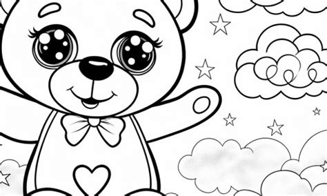 Coloriage Dun Doudou Mignon à Télécharger Ou à Imprimer Gratuitement