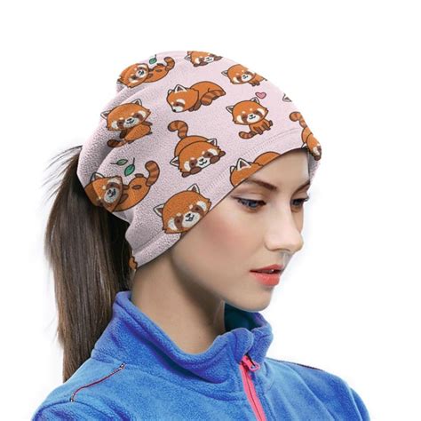 Red Panda Pattern 3d Bandana Face Neck Warmer Soft Vicedeal