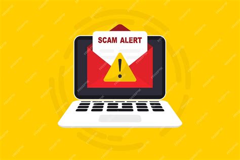 Premium Vector Scam Alert Network And Internet Security Hacker Attack And Web Security Vector