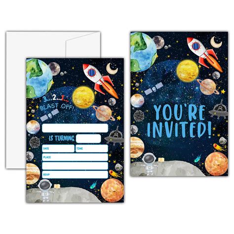 Invitaciones De Cumpleaños Del Planeta 225 954 En La Categoría