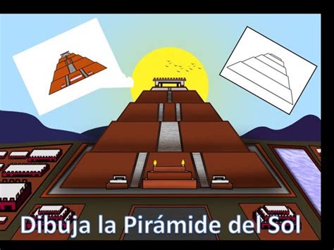 Pirámides Aztecas Para Colorear