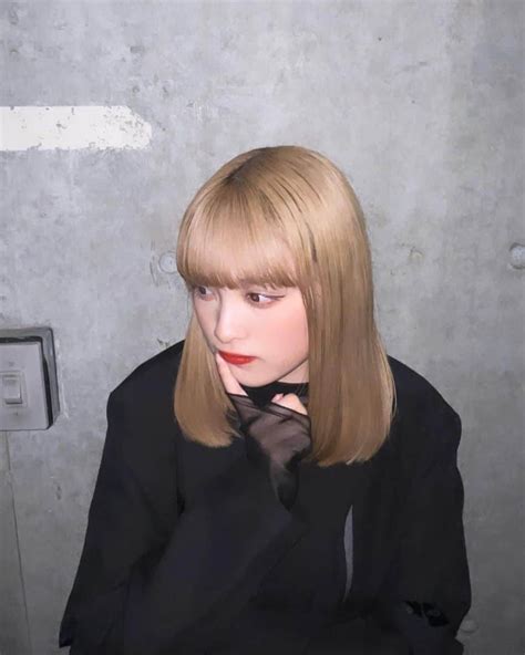 伊達花彩さんのインスタグラム写真 伊達花彩instagram「どんなわたしも好きでいて。 伊達花彩 金髪ミディアム いぎなり