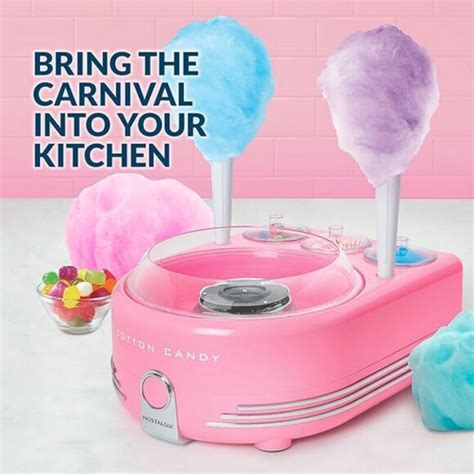 Nostalgia Kitchen New Hard Candy Cotton Candy Station Nostalgia