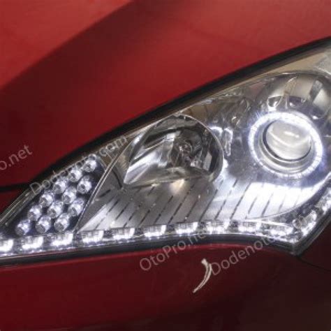 Độ Angel Eyes Led Mí Transformer Xi Nhan Xe Genesis Coupe