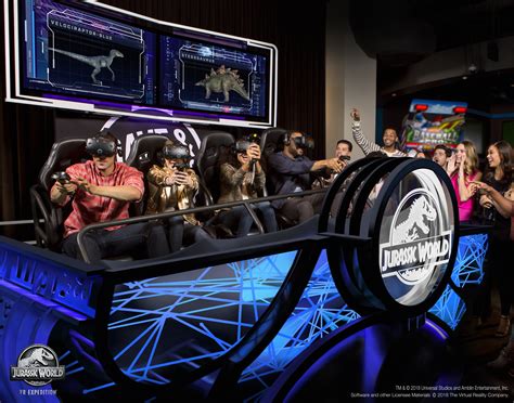 Dave And Busters Gets Jurassic World Vr Expedition Ride