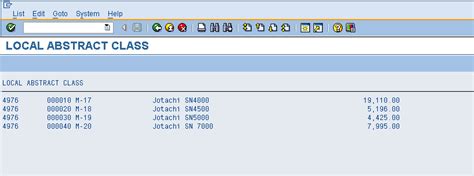 Sap Tech Local Abstract Class
