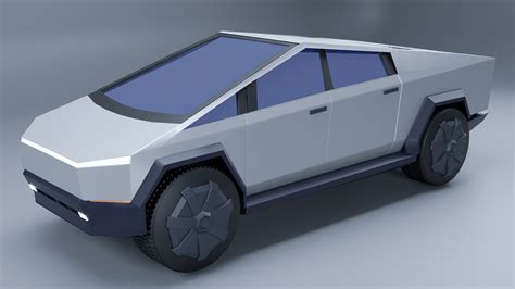 Cybertruck 3d Model Behance