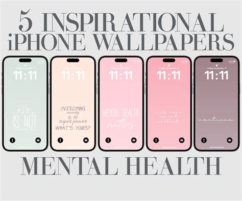 Mental Health Iphone Wallpaper Inspirational Affirmations Digital
