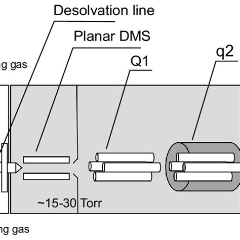 Schematic Representation Of The Vacuum Differential Ion Mobility Download Scientific Diagram