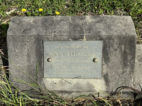 Ann Amelia Gates Eldridge 1870 1955 Find A Grave Memorial