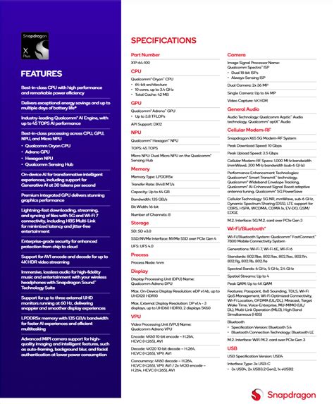 Snapdragon X Plus Presentato Come Alternativa A Snapdragon X Elite A Core Notebookcheck It News