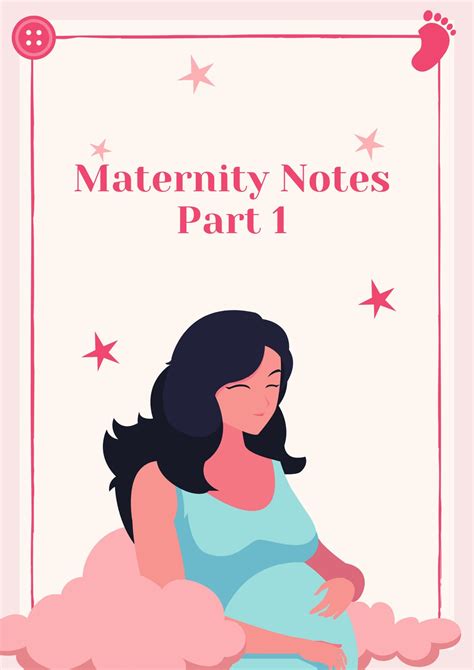 Ob And Maternity Nursing Notes Part 1 Digital Download 60 Pages