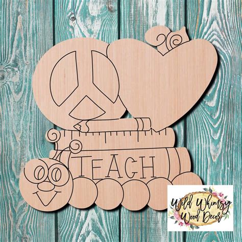 Wild Whimsy Wood Decor Classroom Sign Kitsch And Confetti
