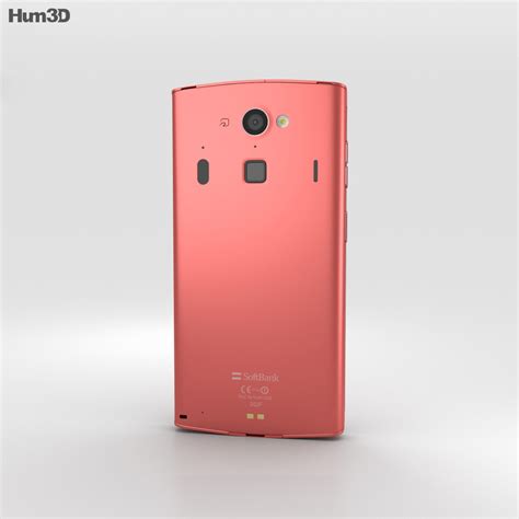 Fujitsu Arrows A 202f Pink 3d Model Download Phones On