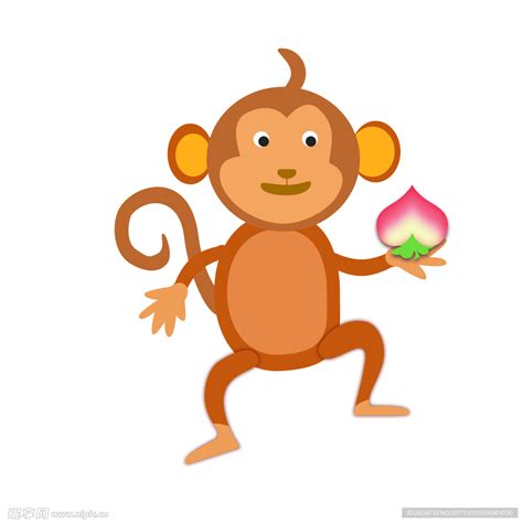 猴子偷桃设计图图片素材其他设计图库昵图网