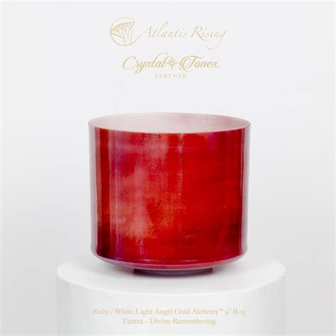 Ruby White Light Angel Gold Alchemy™ 9” B 15 Crown Chakra