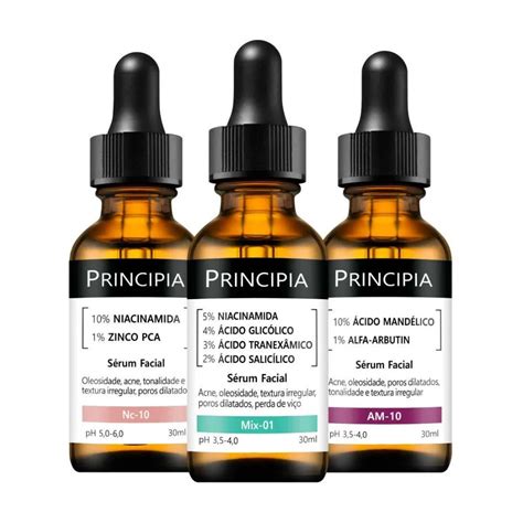 Sérum Principia Nc 10 Mix 01 E Am 10 Com 30ml Cada Drogaria Araujo