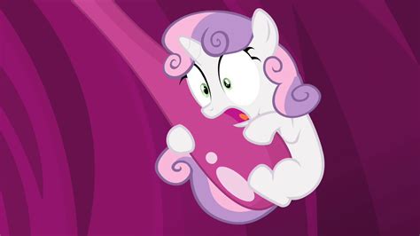 Image Sweetie Hanging From Giant Raritys Uvula S4e19png My Little