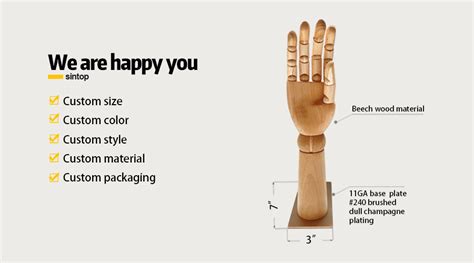 Supply Versatile And Flexible Jewelry Hand Display Model Wholesale Factory Retail Solution