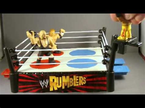 Wwe Rumblers Blast And Bash Ring Plus Steel Cage Youtube