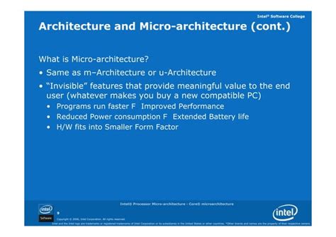 01 Intel Processor Architecture Core Pdf Computing Technology And Computing