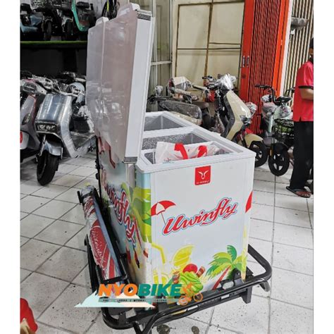 Jual Sepeda Listrik Uwinfly Gerobak Kendaraan Niaga New Shopee Indonesia
