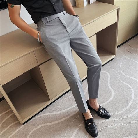 Designerdarji Formal Mens Straight Casual Trousers Solid Etsy