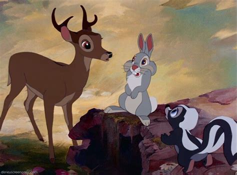 Bambi And Flower