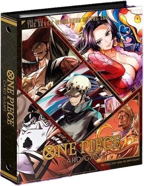 One Piece Card Game 9 Pocket Binder Seven Warlords Of The Sea Bandai Storage Albums