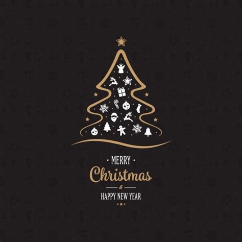 Christmas Background Design Free Vector