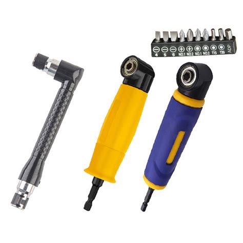 90 Degree Bit Electric Screwdriver Drill Turning Device Angles Adapter