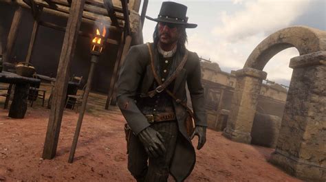 Johns Deadly Assassin Outfit Red Dead Redemption 2 Mod