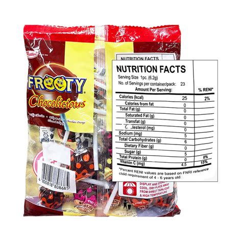 Columbias Frooty Chocolicious Lollipops 23s