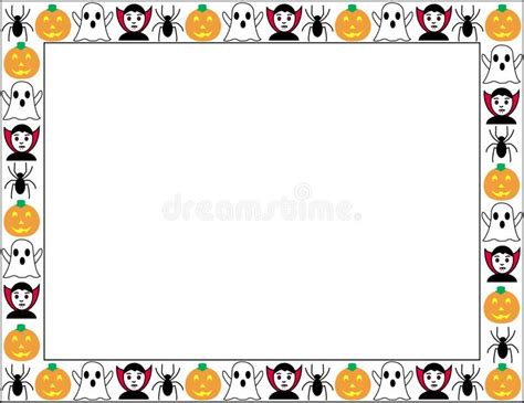 Halloween Border Paper Landscape