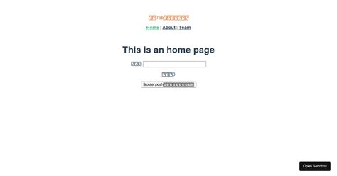 Vue Router View Keep Alive Codesandbox