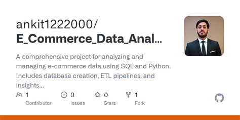 Github Ankit1222000ecommercedataanalysis A Comprehensive Project For Analyzing And