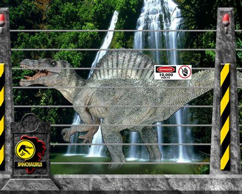 Jurassic Park Spinosaurus Pen By Onipunisher On Deviantart