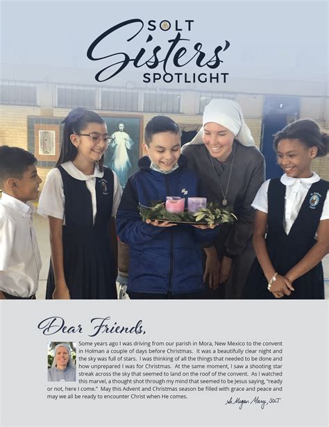 Solt Sisters Spotlight Society Of Our Lady Of The Most Holy Trinity