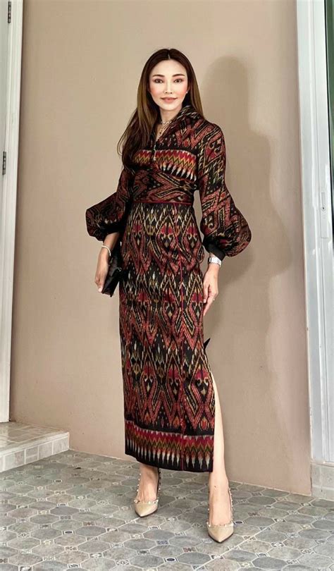 Pin By Widya On Lace Bow And Pretty Things Batik Dress Modern Batik