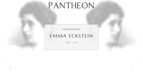 Emma Eckstein Biography Pantheon