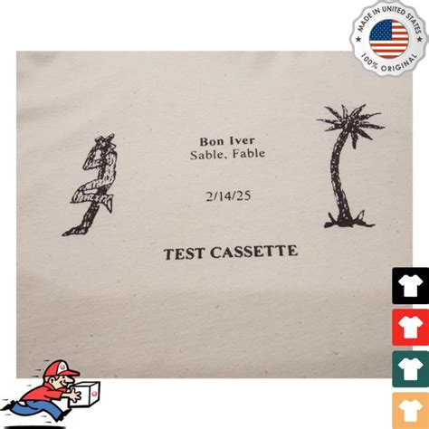 Bon Iver Store Merch Cassette Tee Newest Fashion Trends