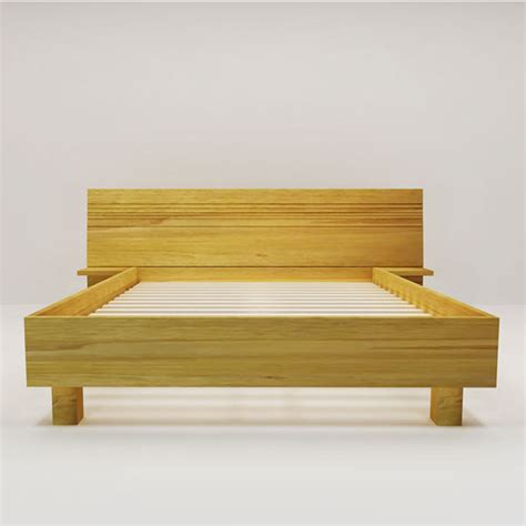 Oakano Infinite Full Solid Oak Queen Size Bed Frame Oak Building