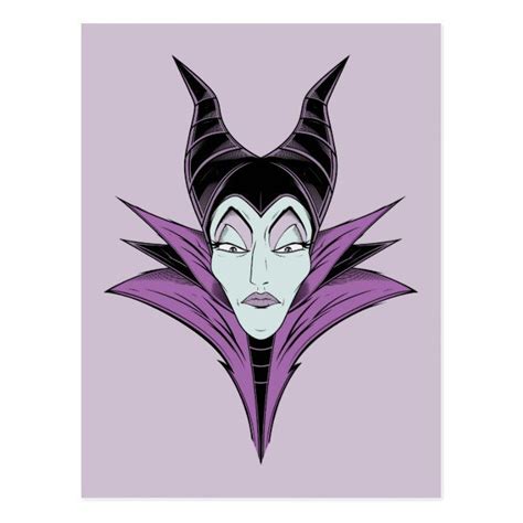 Disney Maleficent Face Cartoon