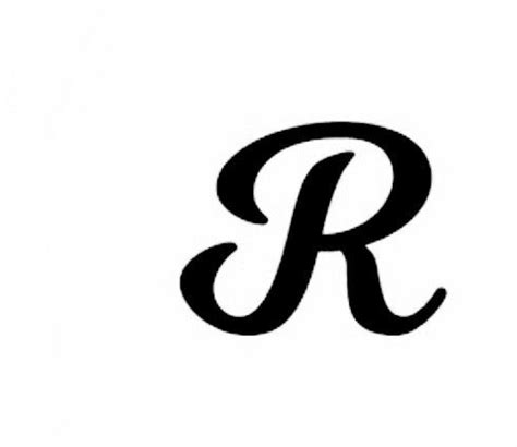 Free Printable Cursive Letter R Anello Intrecciato Tutorial Di