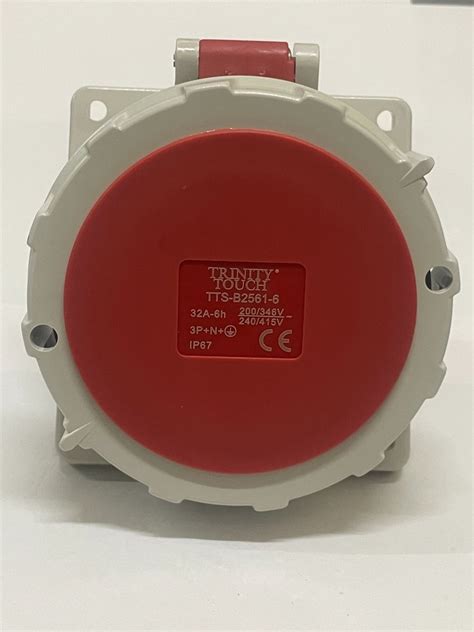 Panel mounted socket IP67 CEE IEC at 480 piece इडसटरयल सकट in Bengaluru ID
