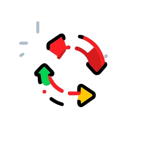 Premium Vector Cycle Icon Broken Line