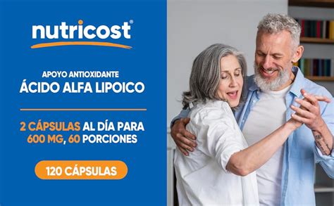 Nutricost Ácido Alfa Lipoico 600 Mg 120 Cápsulas 60 Porciones