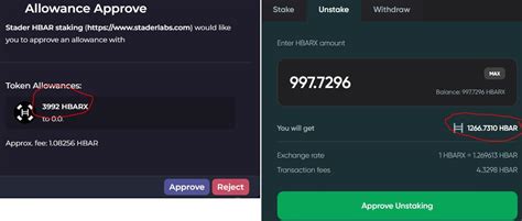 Anyone Good At Maths Explain To Me How Unstaking 997 Hbarx In Stader Is